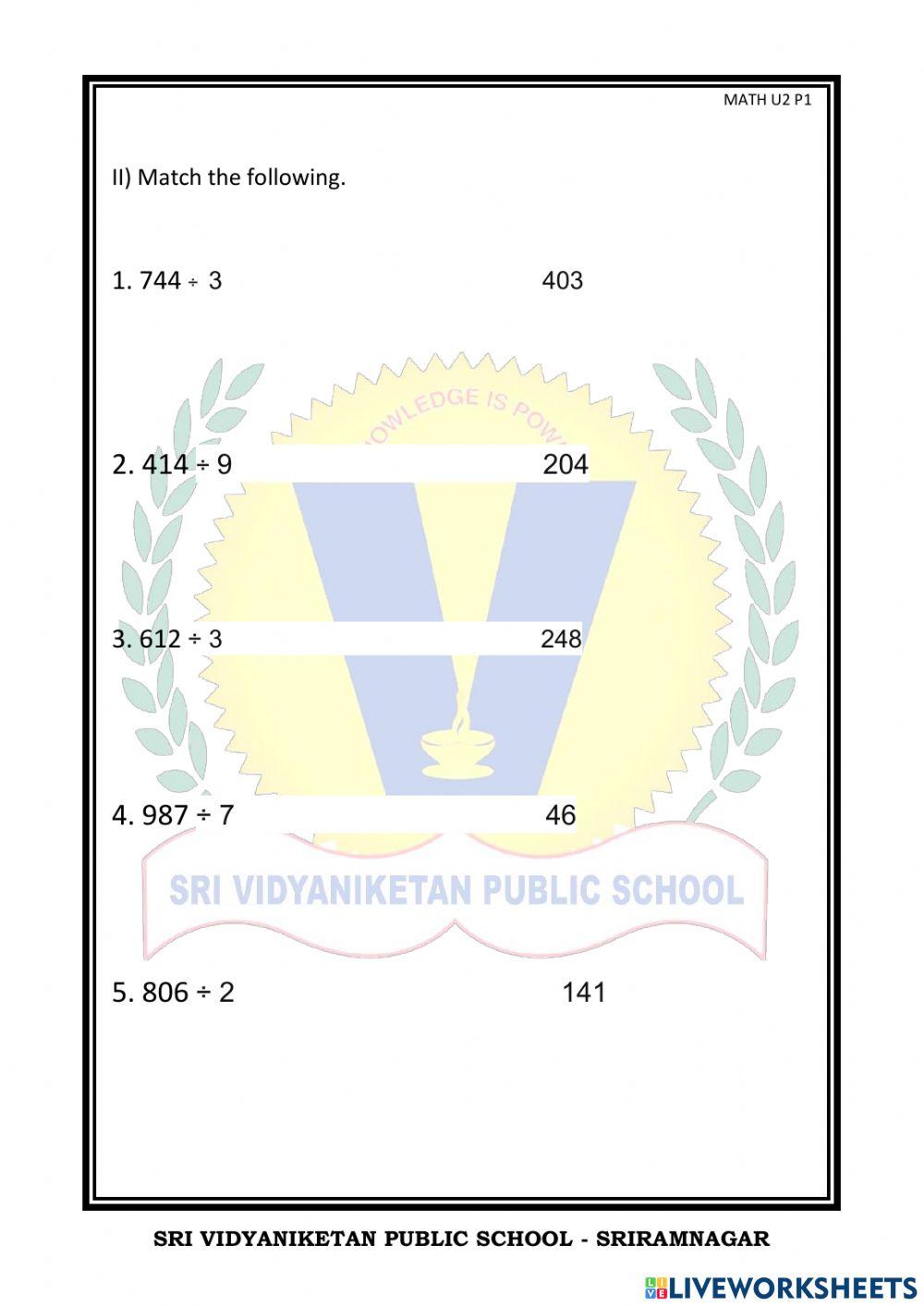 Live worksheet online pdf exercise for Grade 4 | Live Worksheets