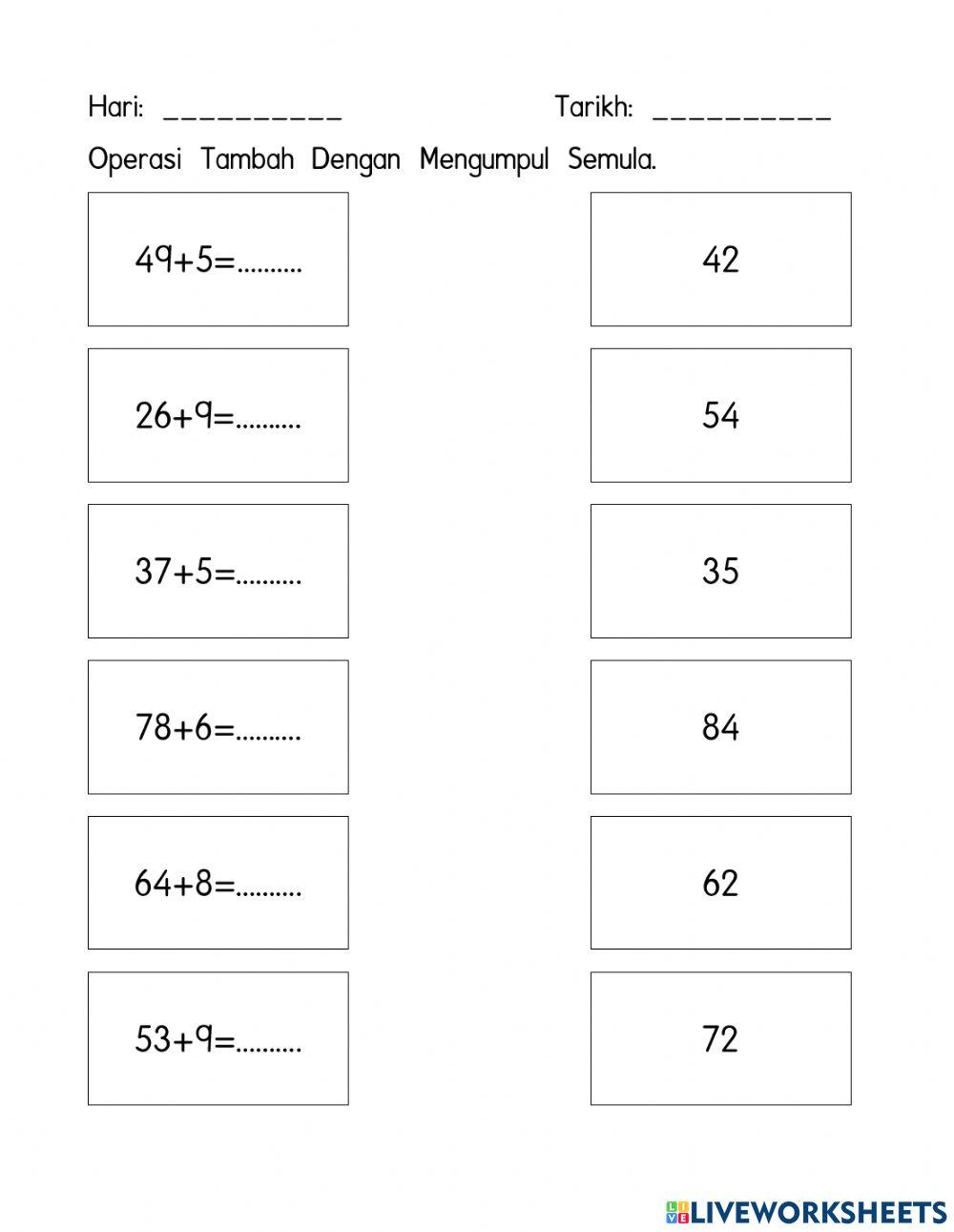 1296418 | Operasi Tambah Mengumpul Semula | Juliana Nor