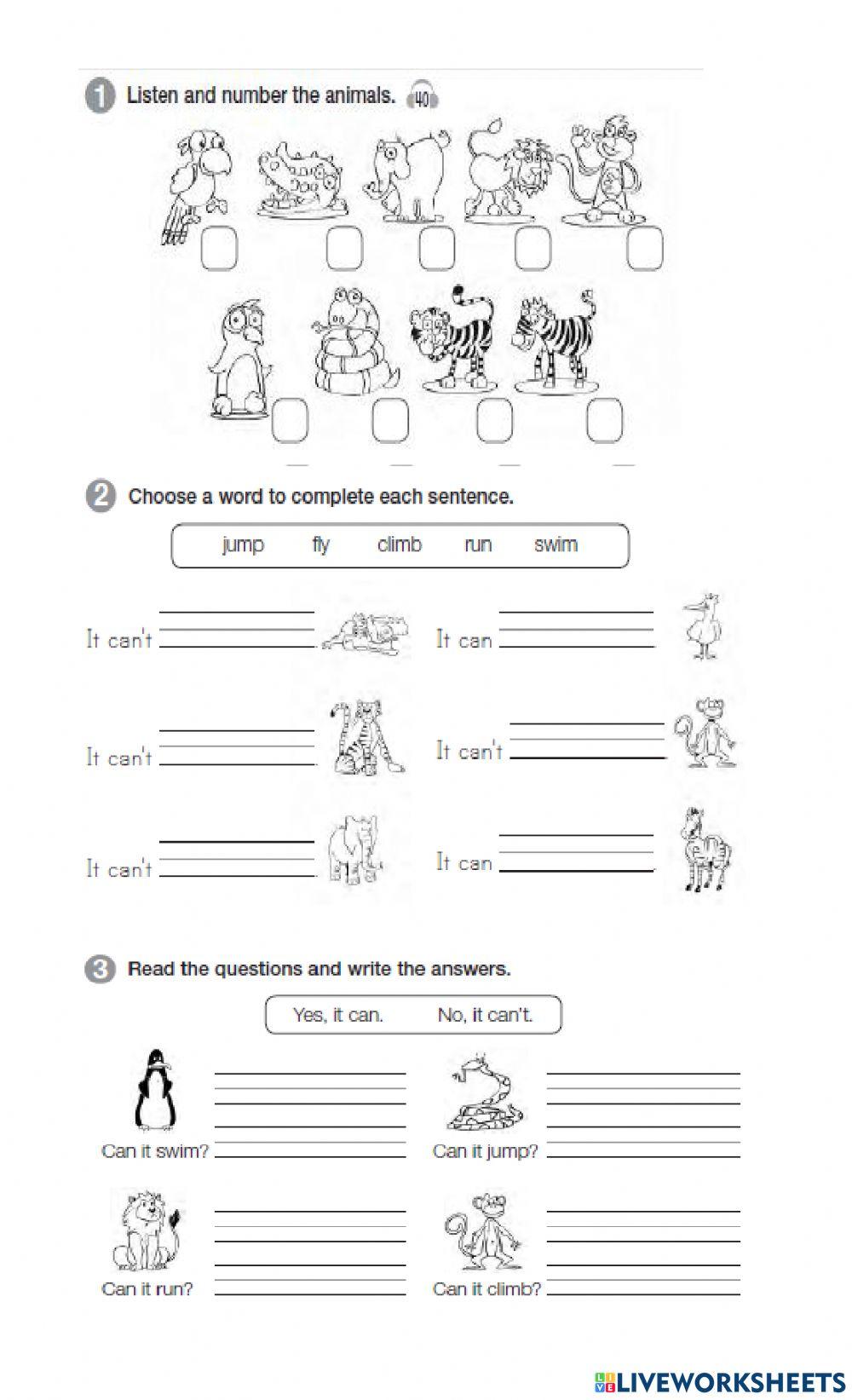 1297152 | The wild animals 2° grade | Melina Núñez