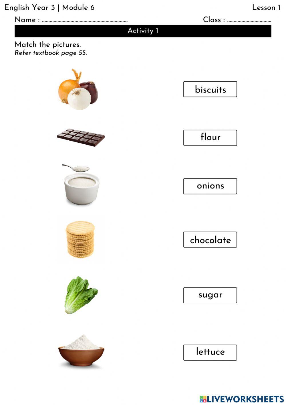 English Year 3 Module 6 - Lesson 1.1 worksheet | Live Worksheets