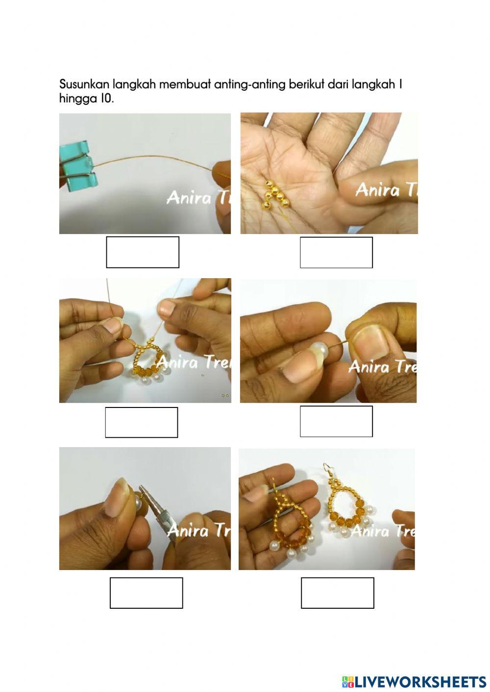 Latihan kraf manik 24 ogos worksheet | Live Worksheets