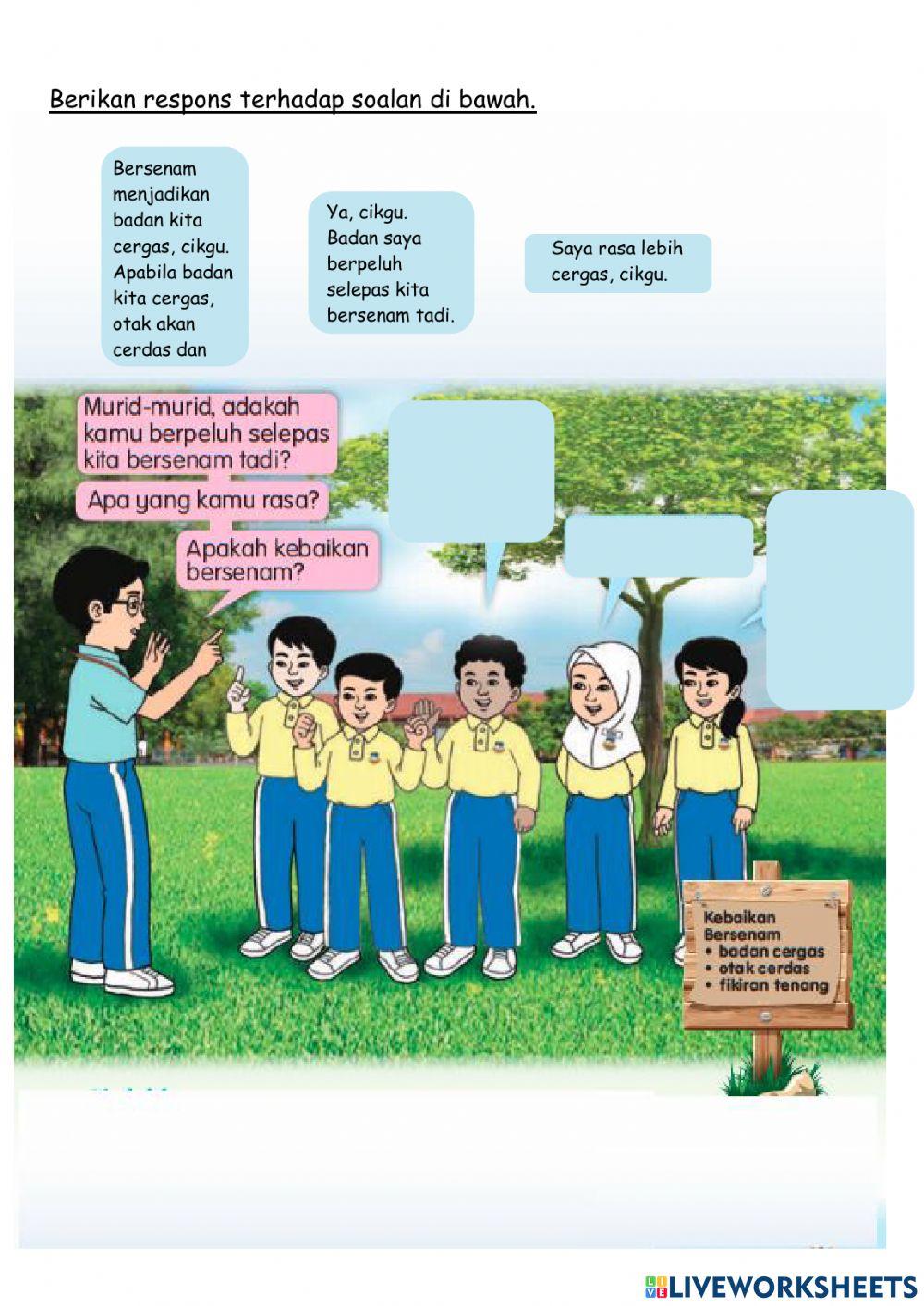 Bagusnya Bersenam exercise | Live Worksheets