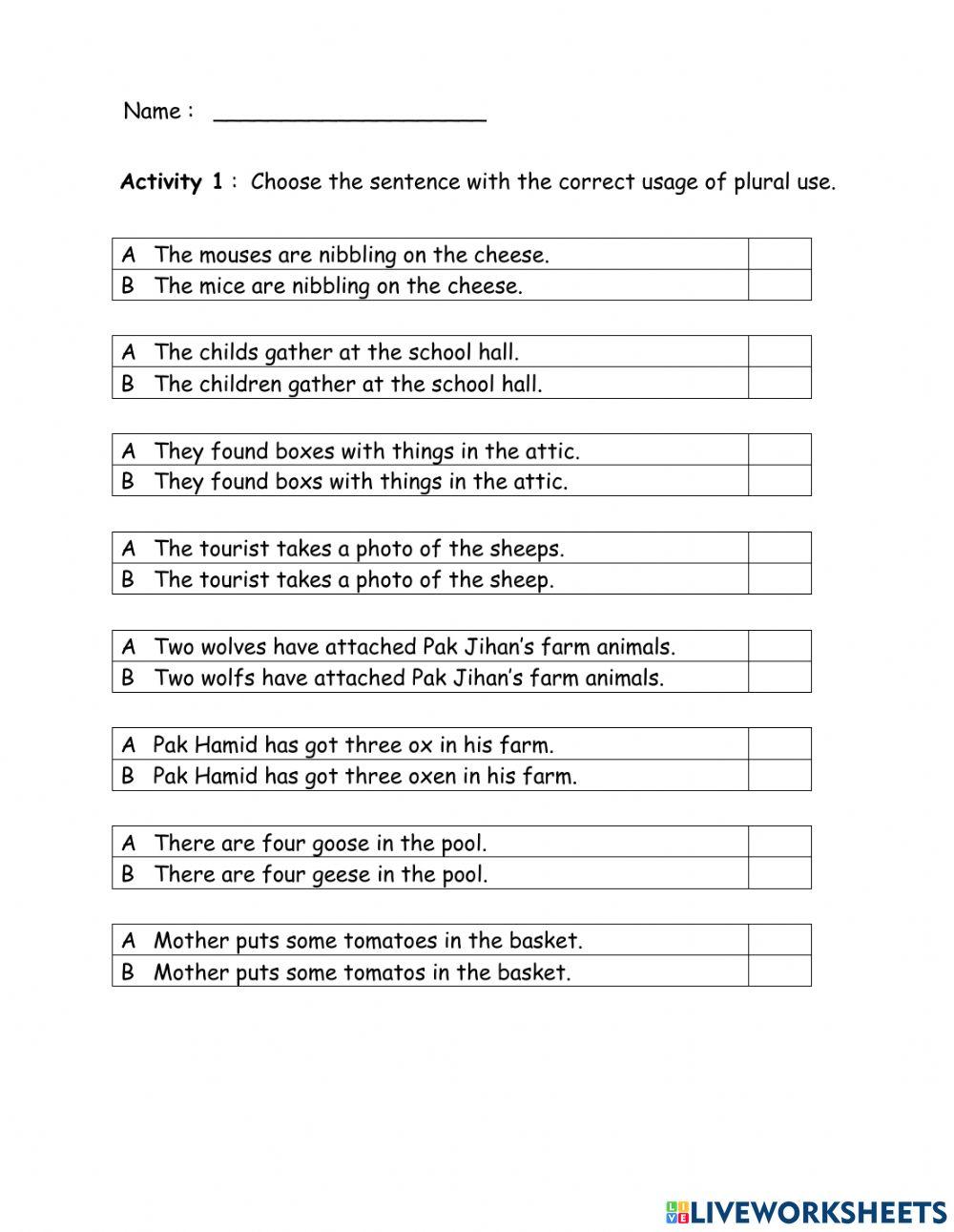 Year 3 Module 7… | Free Interactive Worksheets | 3742302