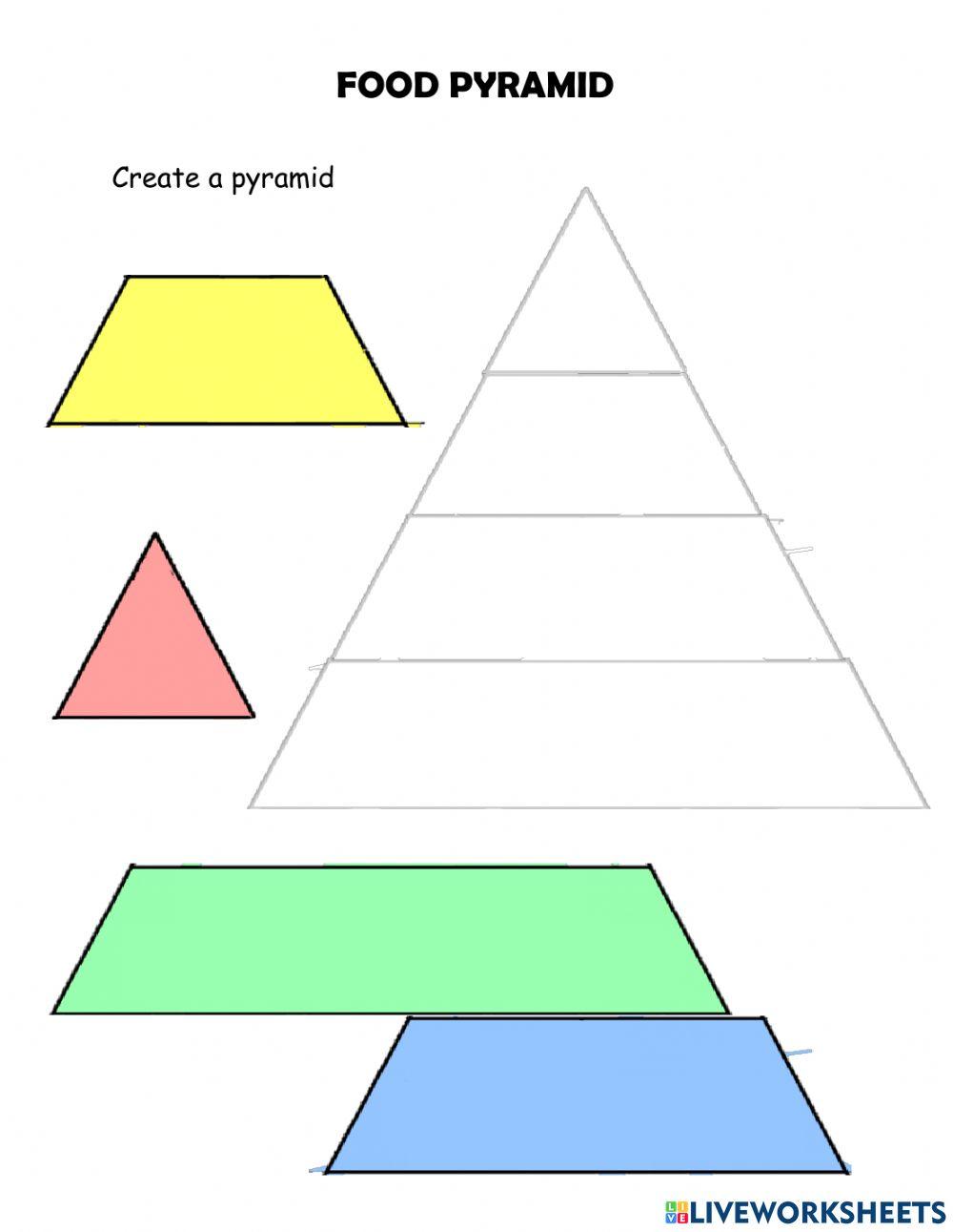 1300044 | Food pyramid | aishah | LiveWorksheets