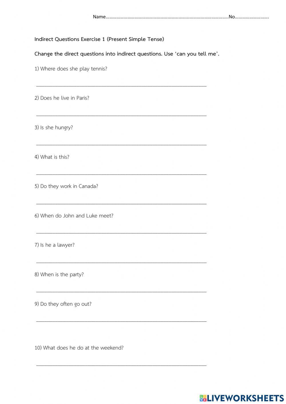 Indirect Questions 3743889 | Chirawan007 | Live