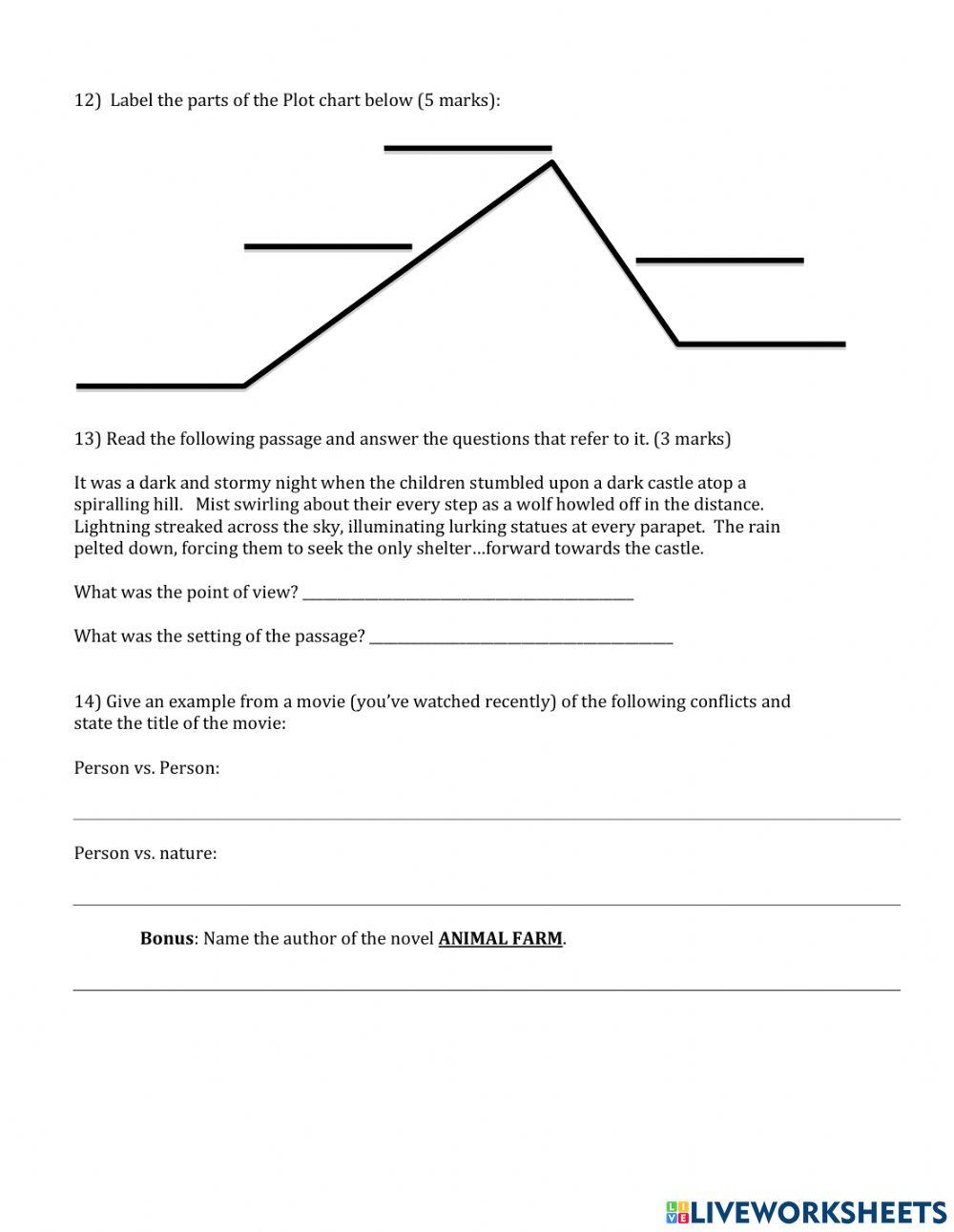 Short Story Elements Quiz Online Exercise For Live Worksheets short-story-elements-quiz-online-exercise-for-live-worksheets