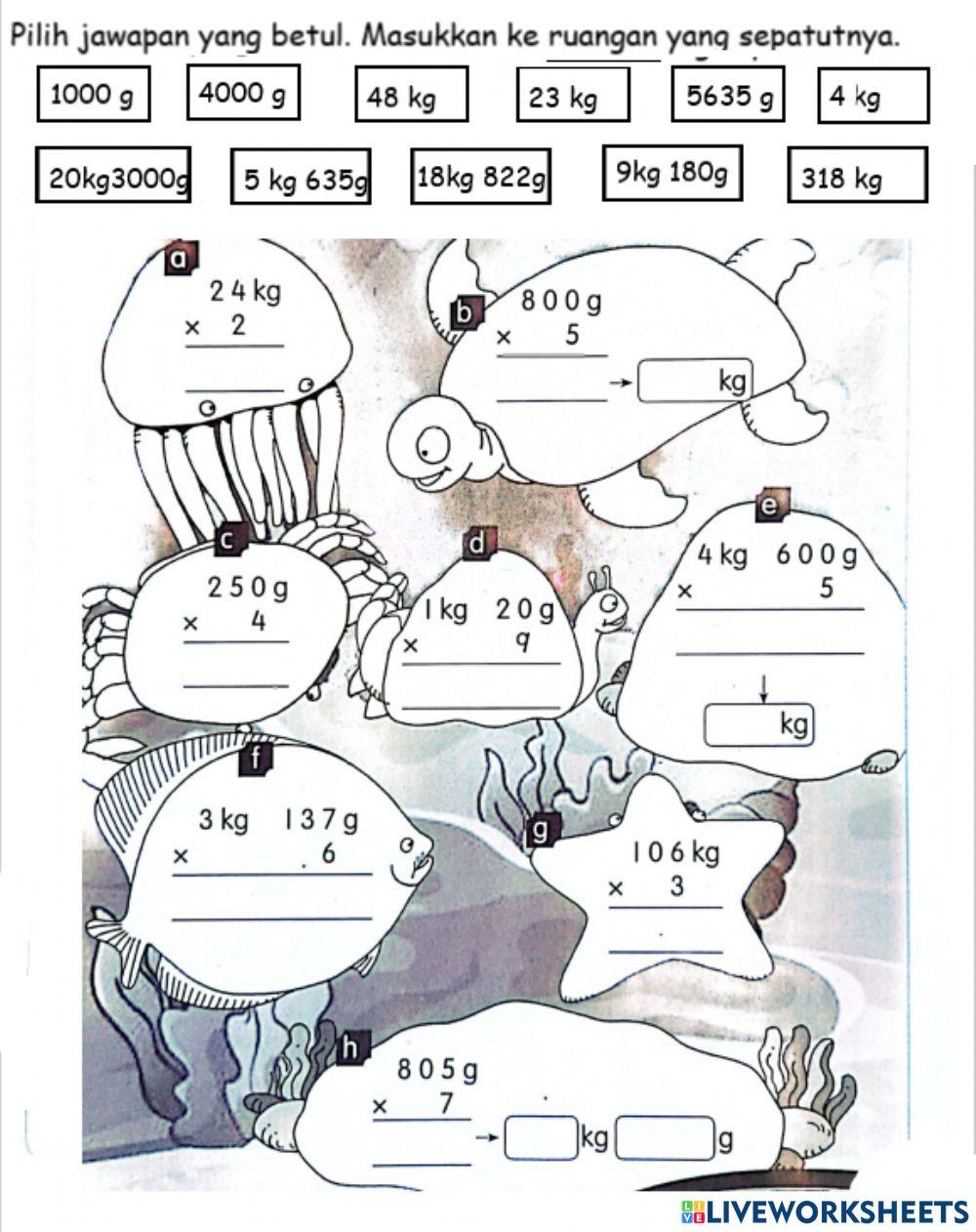 Matematik online exercise for 3 | Live Worksheets