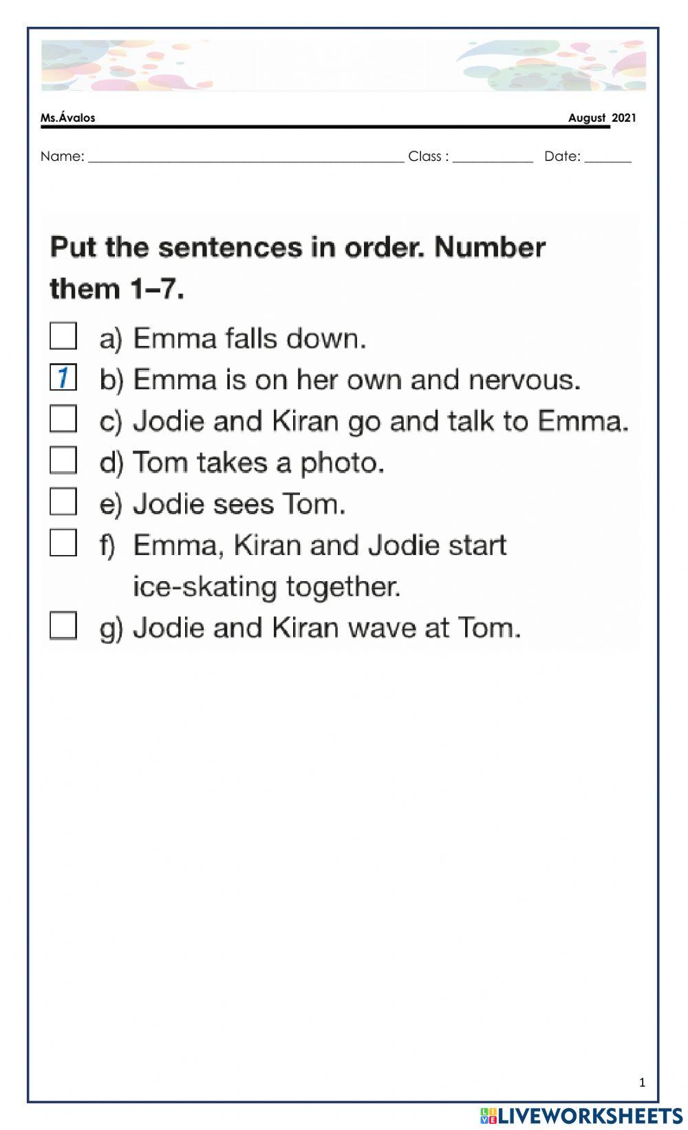 7th Grade. 2c Worksheet | Live Worksheets