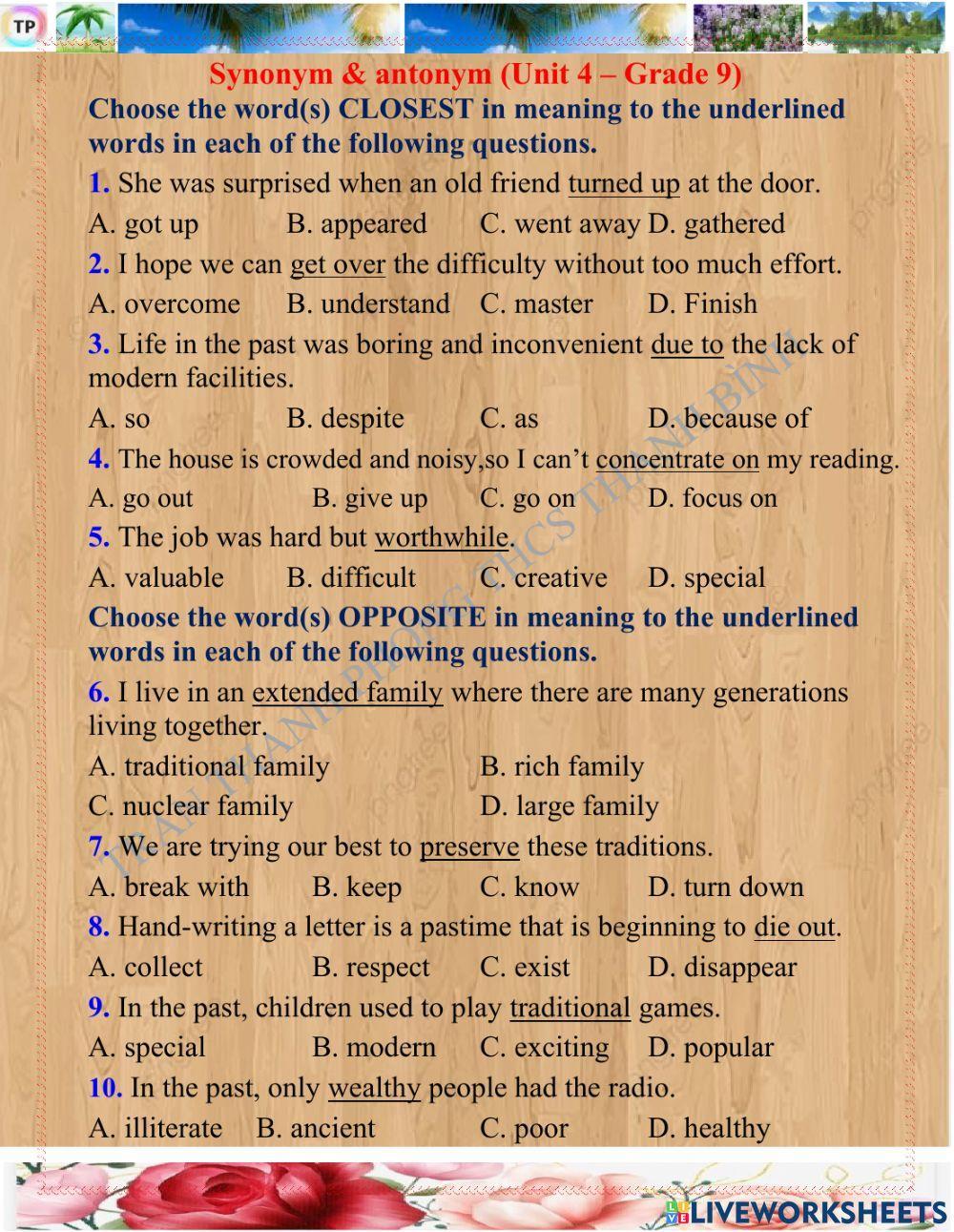 have respect synonym