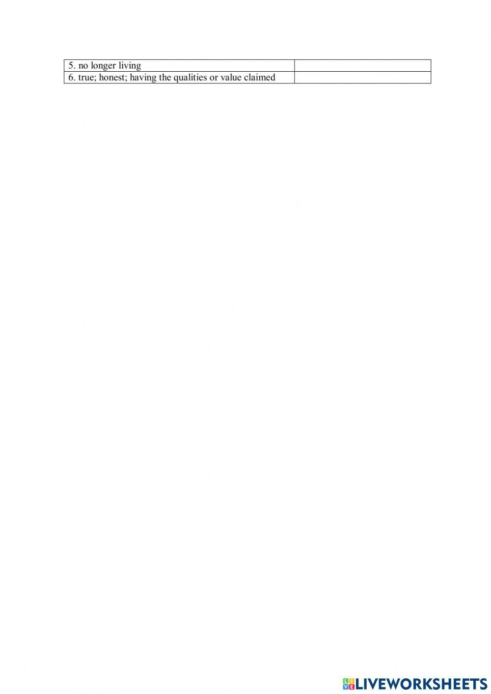 Reading - HW-24-08-grade 12 worksheet | Live Worksheets