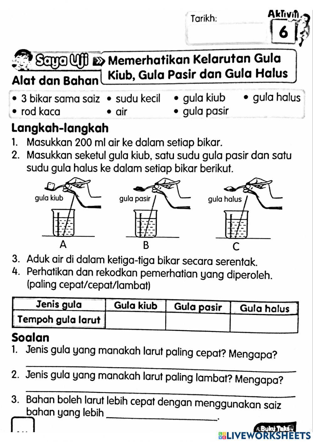 Larut interactive worksheet | Live Worksheets