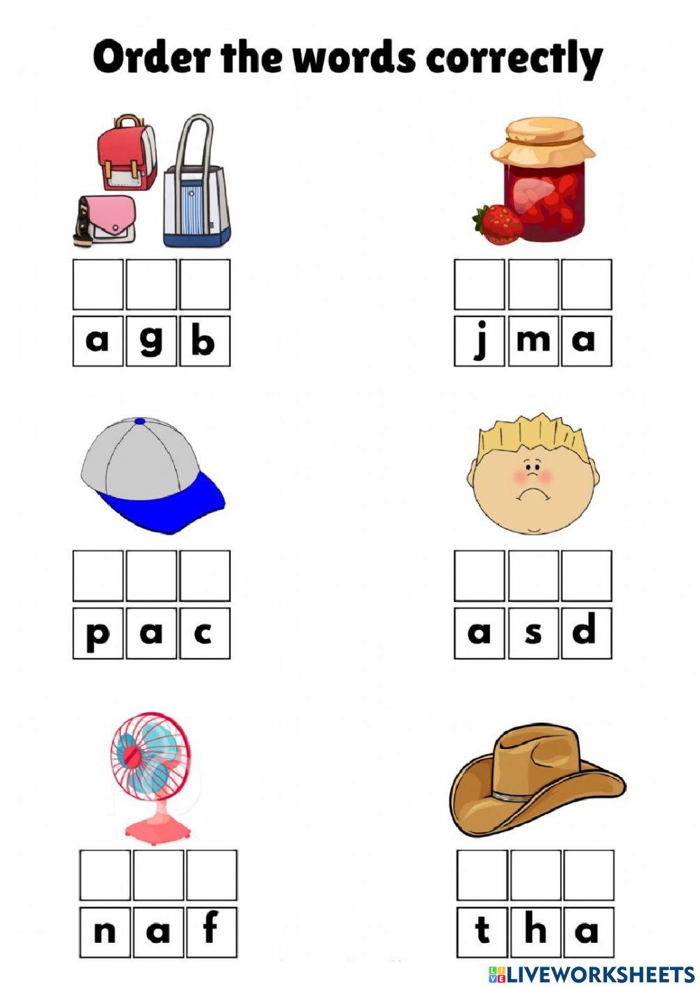 English online exercise for Preschool | Live Worksheets