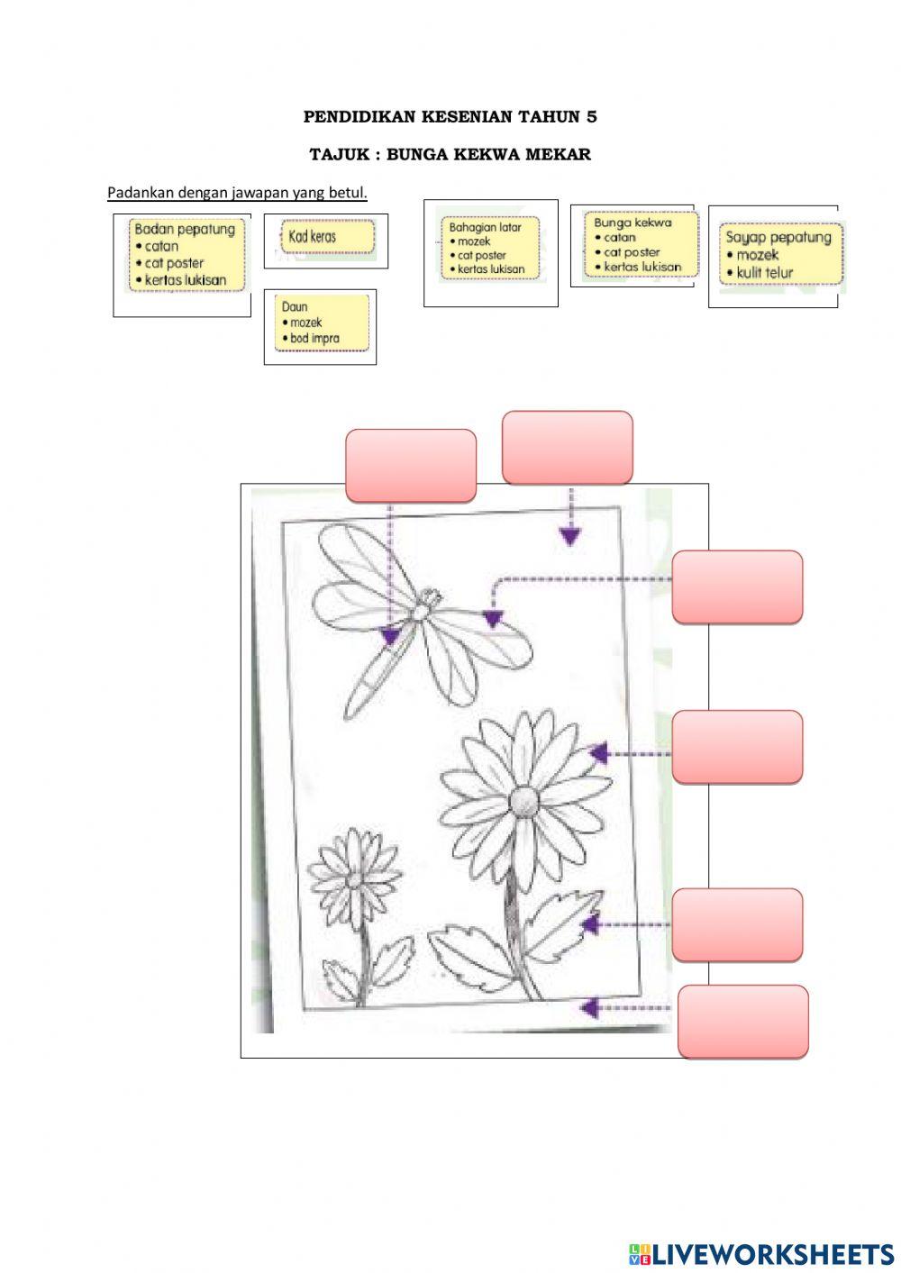 Unit 7 bunga kekwa mekar 1303575 | 10405761 | Live