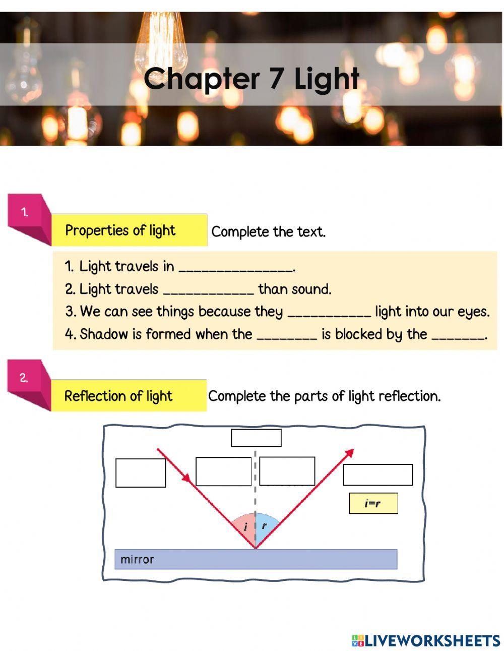 3751720 | Light worksheet S.3 | NUTTITA NGAMWONG
