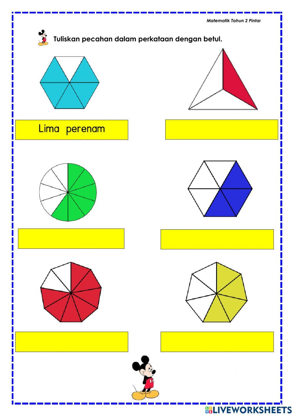 MT TAHUN 2 : KE… | Free Interactive Worksheets | 5137948