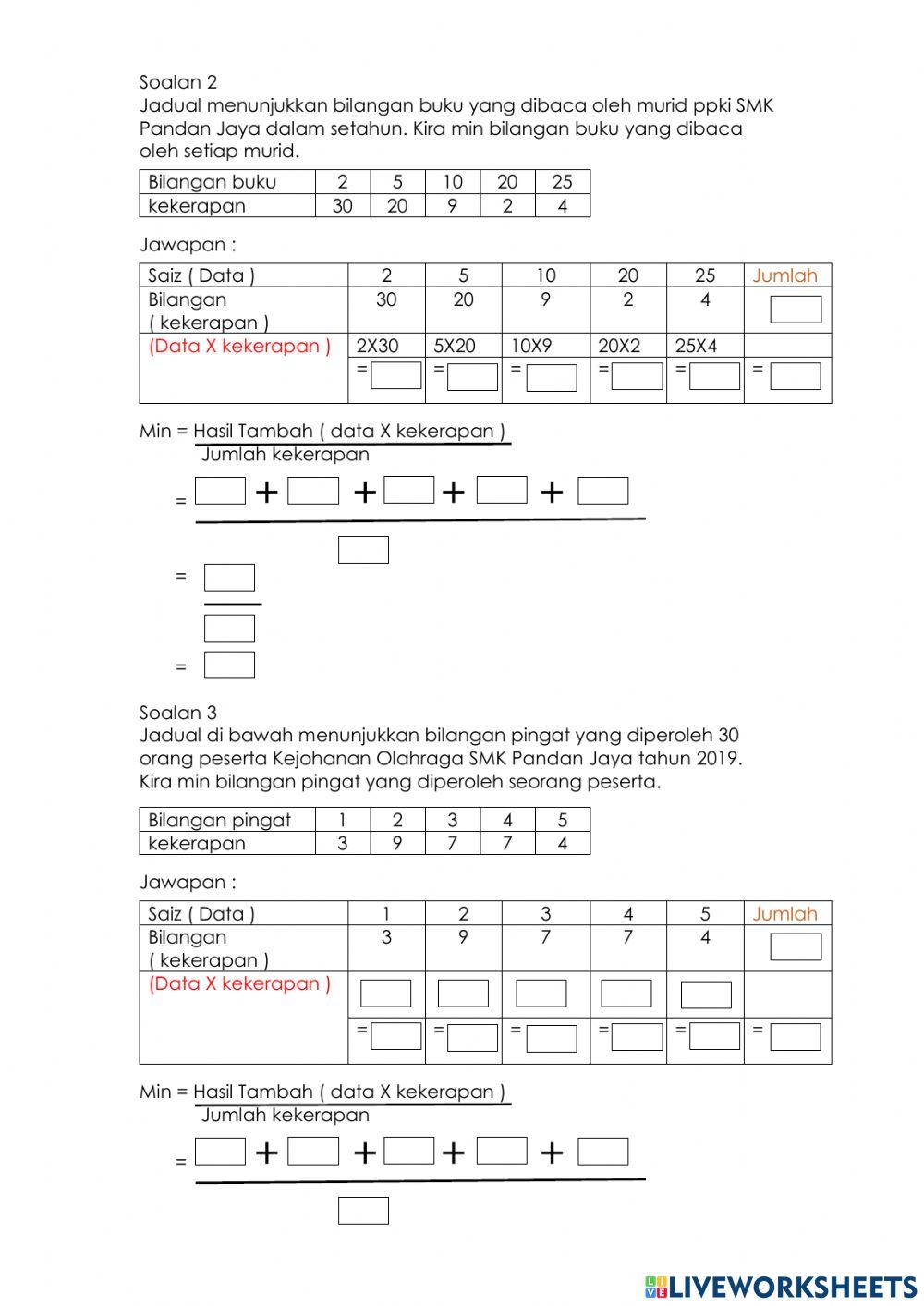 1305716 | Min (Matematik Pendidikan Khas Tingkatan 5)