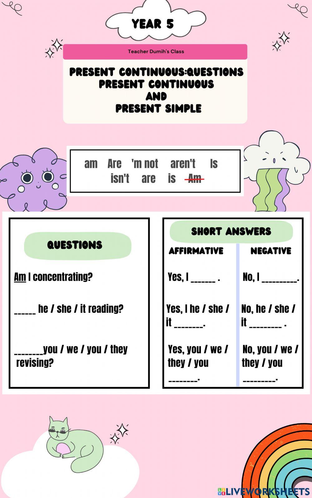 Learning world online activity for 5 | Live Worksheets