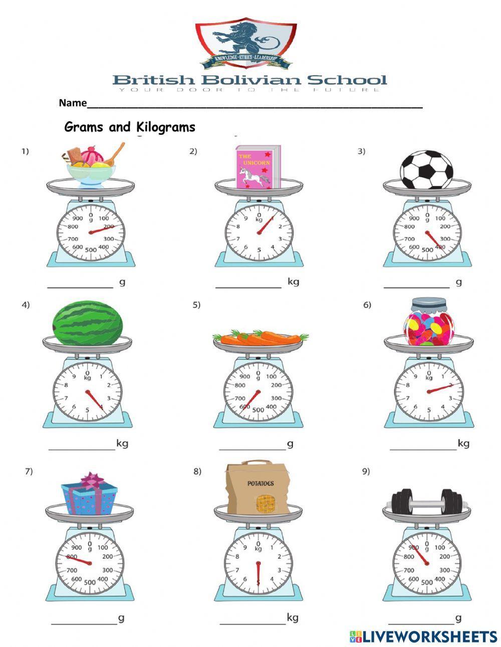 Grams Or Kilograms Interactive Worksheet Live Worksheets 49 OFF Grams Or Kilograms Interactive Worksheet Live Worksheets 49 OFF