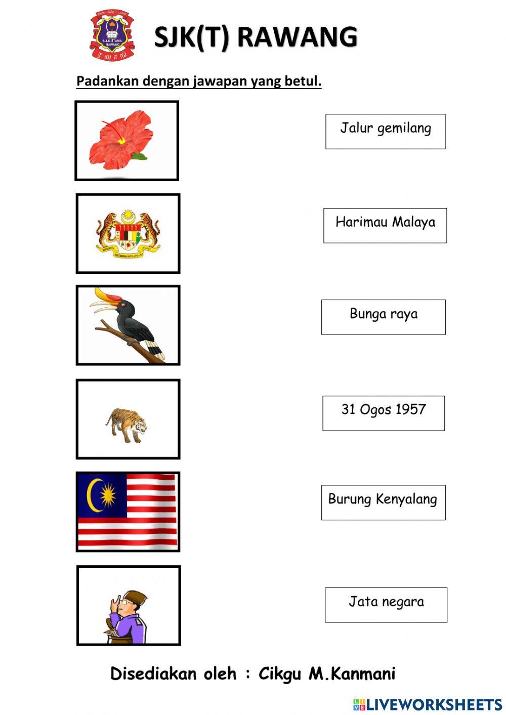 Kemerdekaan Free Worksheet Live Worksheets