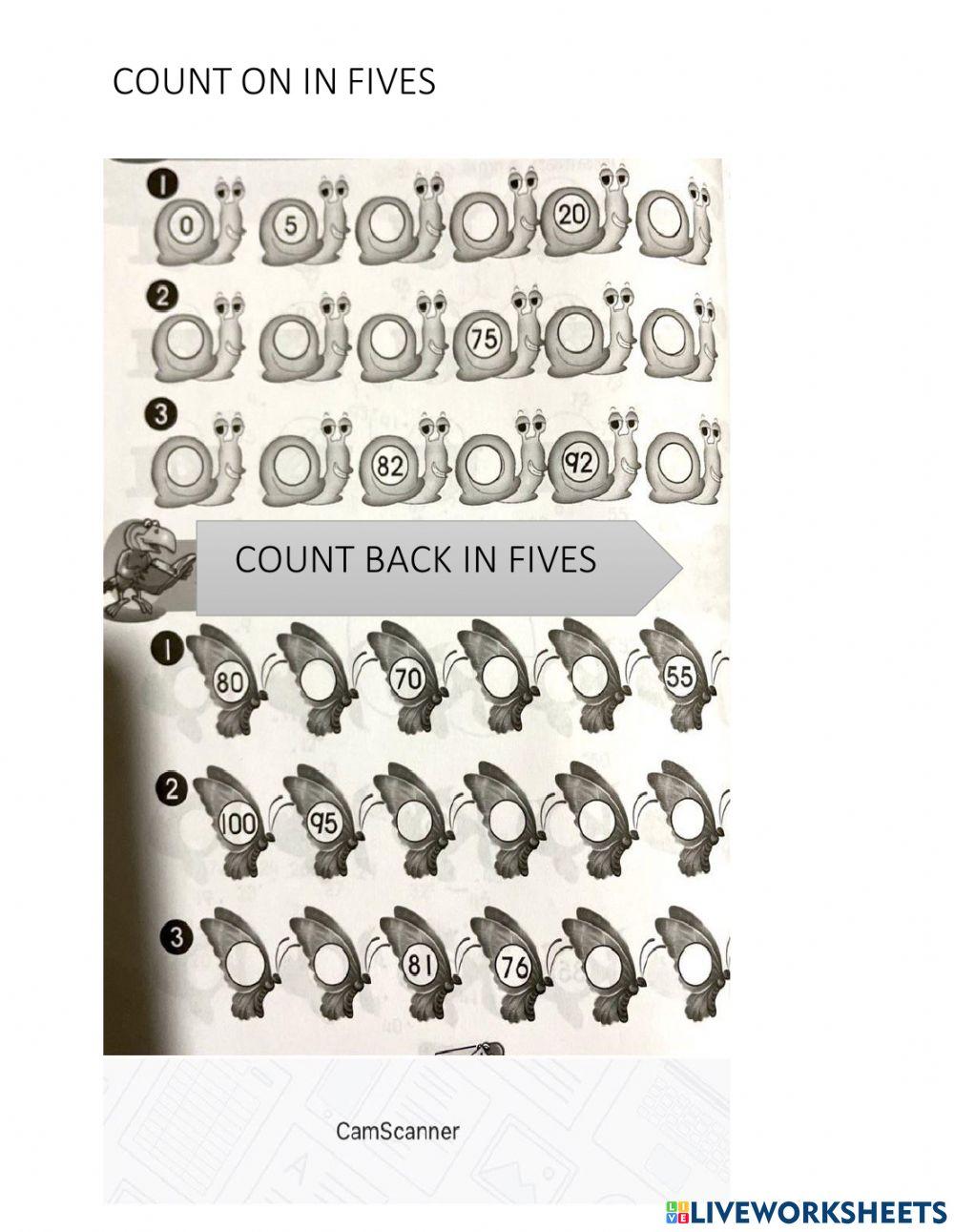 Maths online exercise for YEAR ONE | Live Worksheets