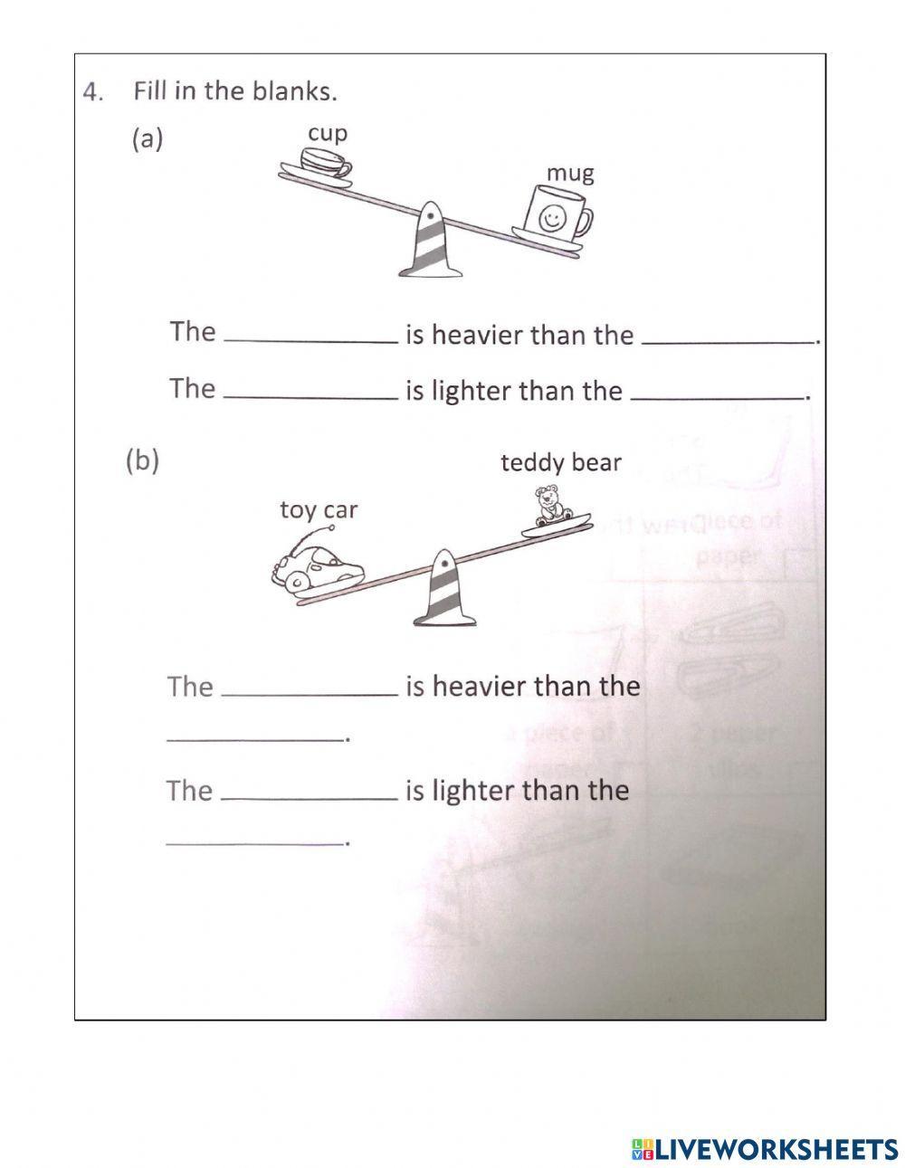 Mass: Comparing Two or More Masses 3761304 | Ariey6024