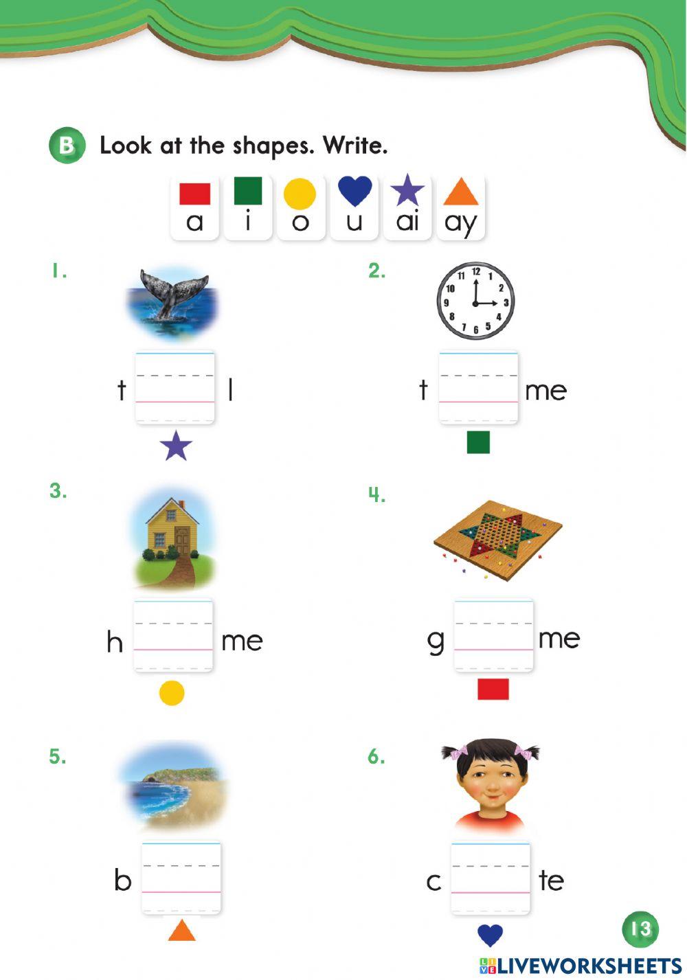 At the bay | LiveWorksheets | 1308972