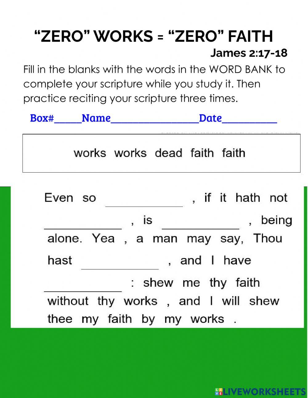 “ZERO” WORKS - … | Free Interactive Worksheets | 1309619