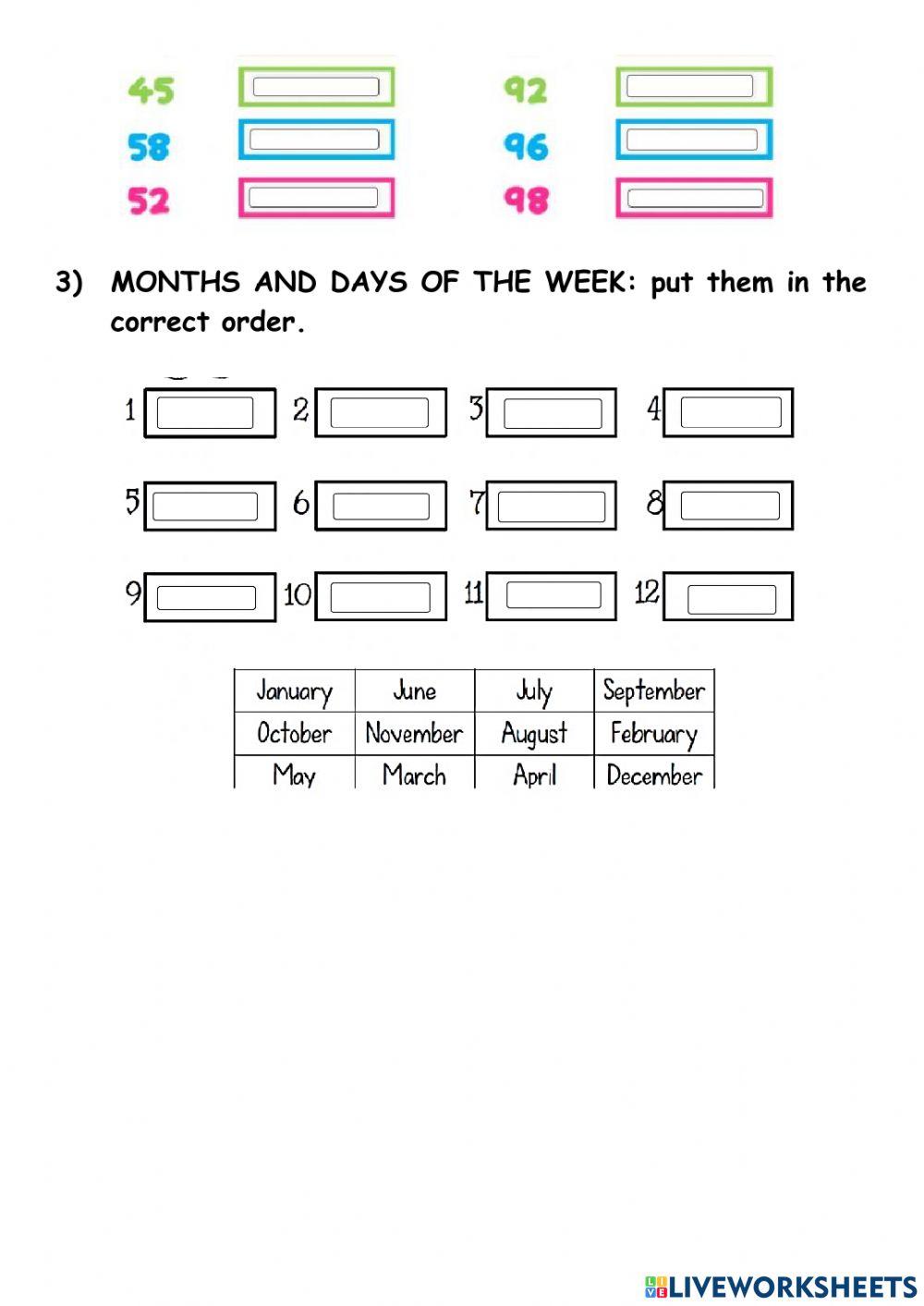 Revision second term - 2 grade 1309735 | Miss_Maru | Live