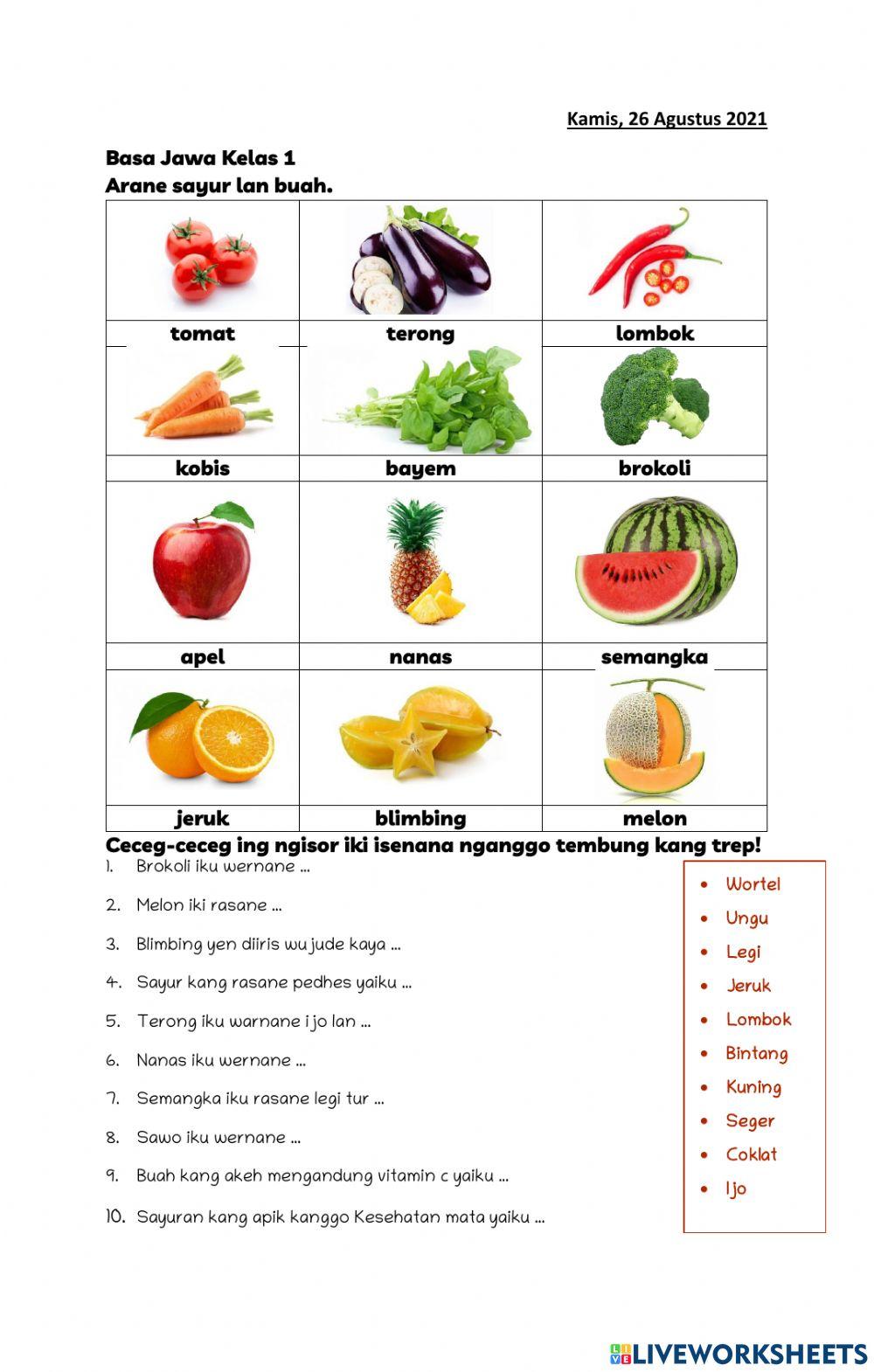 Jawa interactive worksheet | Live Worksheets