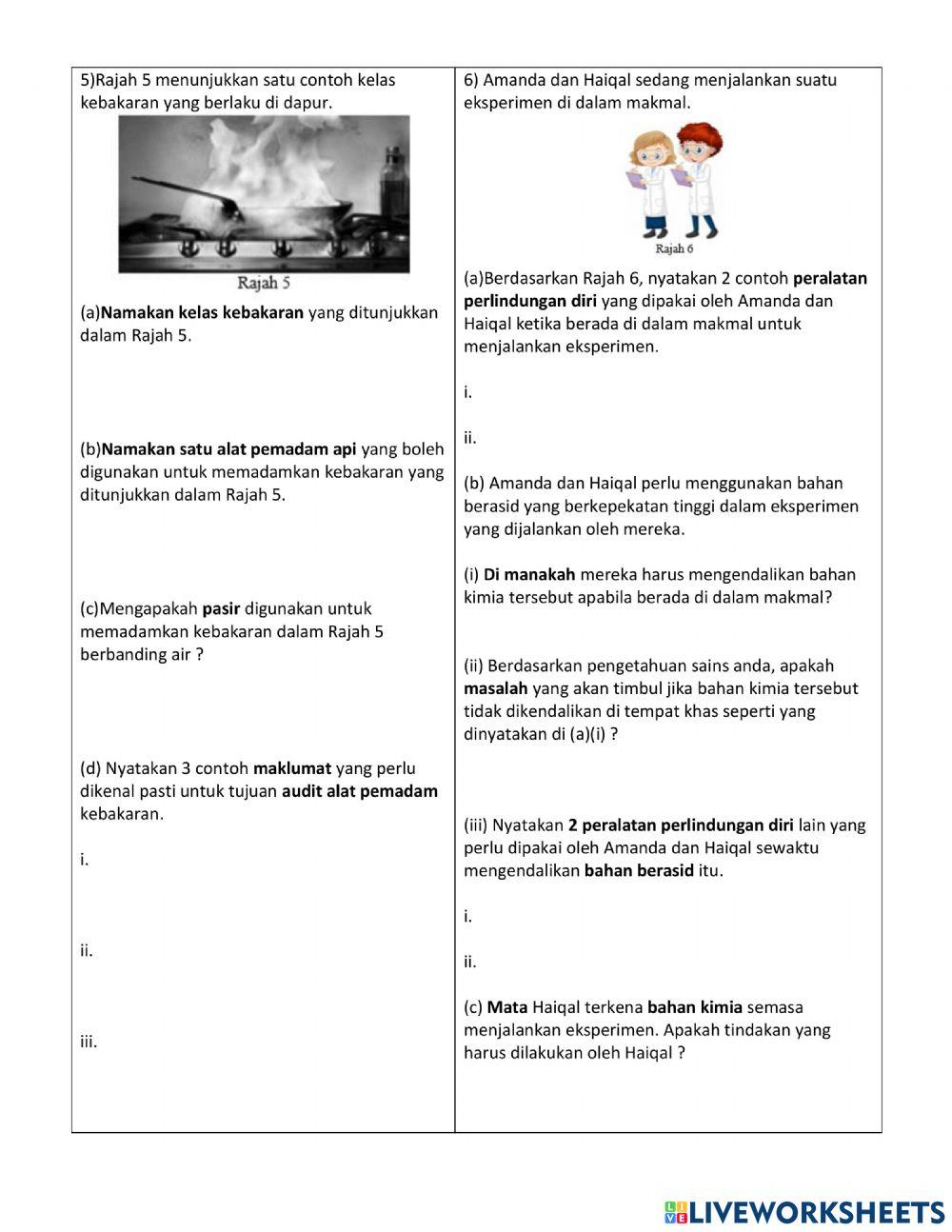 5 free online worksheet | Live Worksheets