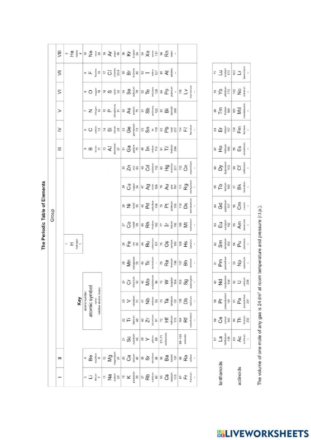 PYP continuation Q21-40 worksheet | Live Worksheets