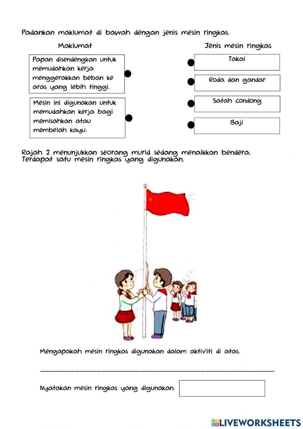 Mesin Ringkas online pdf exercise | Live Worksheets
