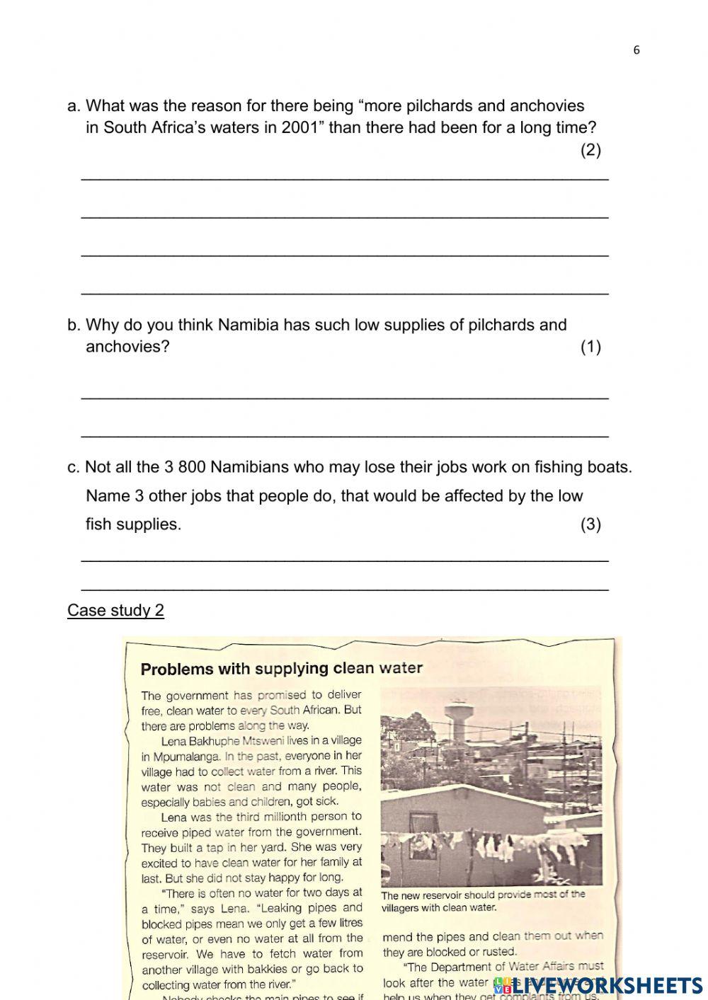 Geography paper | Free Interactive Worksheets | 1312712