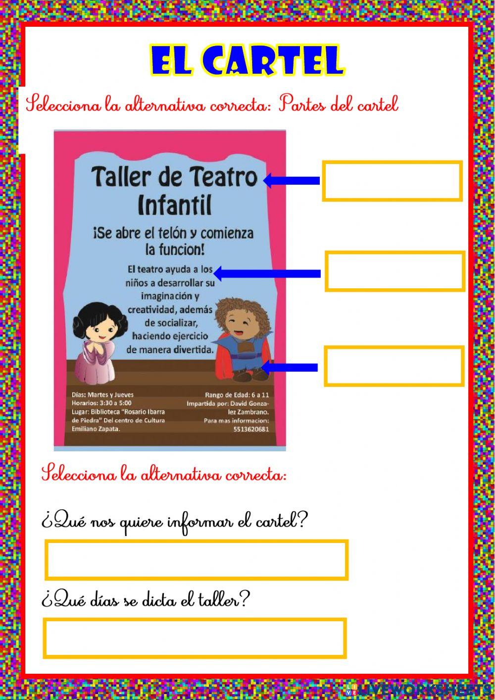 Actividades Del Cartel Para Primer Grado - Image to u