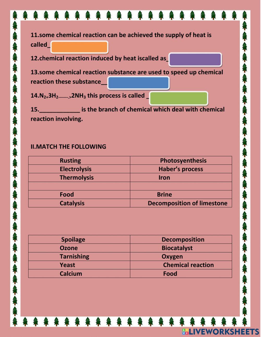 CHANGES AROUND … | Free Interactive Worksheets | 3770560
