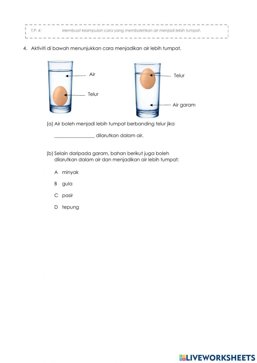 SAINS TAHUN 3 : KETUMPATAN 3770380 | nuurhidayah | Live