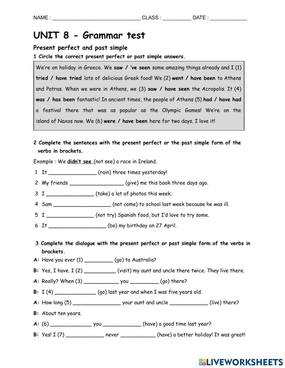 PULSE 2 Workboo… | Free Interactive Worksheets | 1314129