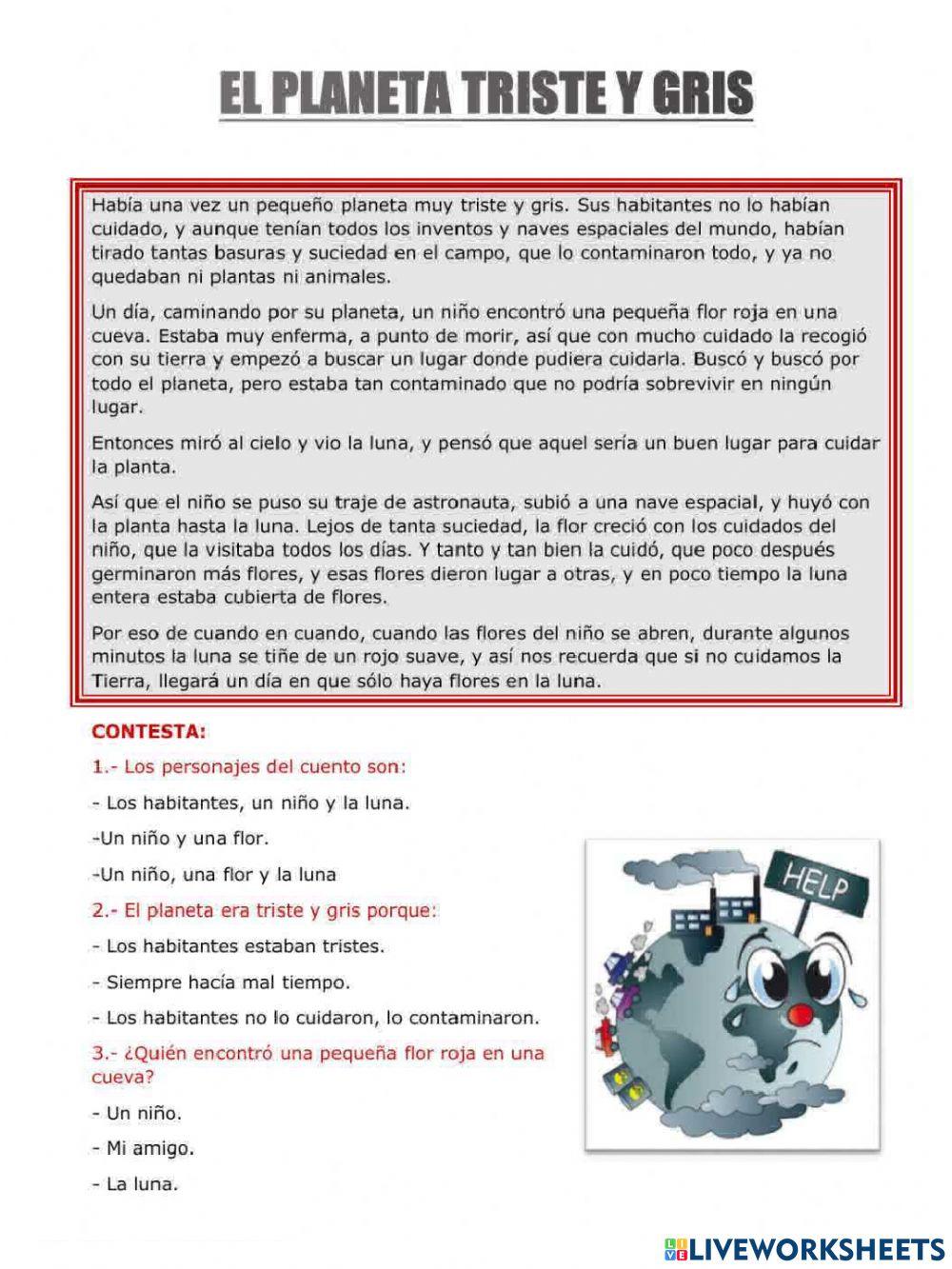 El planeta tris… | Free Interactive Worksheets | 1314205