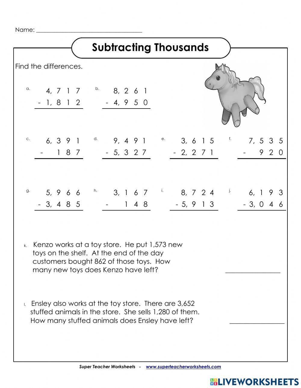 3777578 | Subtracting thousands | Melissa Orozco