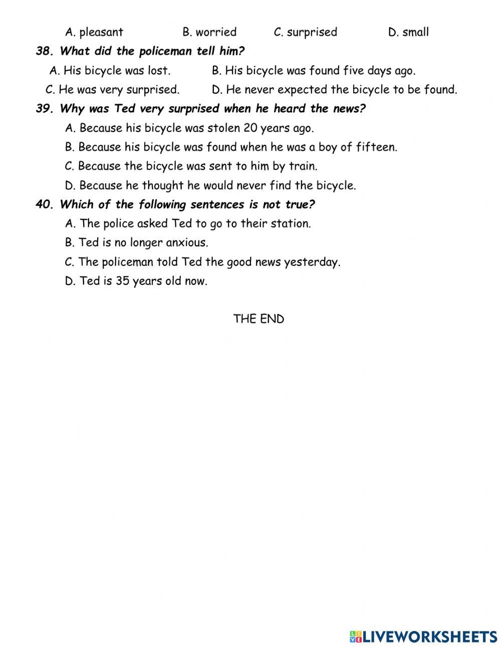 6S1,2 - UNIT 1 - TEST.edited worksheet | Live Worksheets