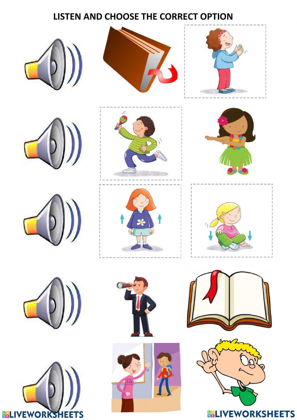 Classroom language activity for Grade 1 | Live Worksheets