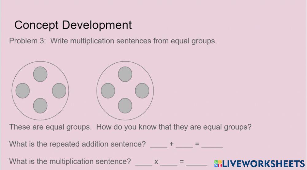 Eureka Math worksheet | Live Worksheets