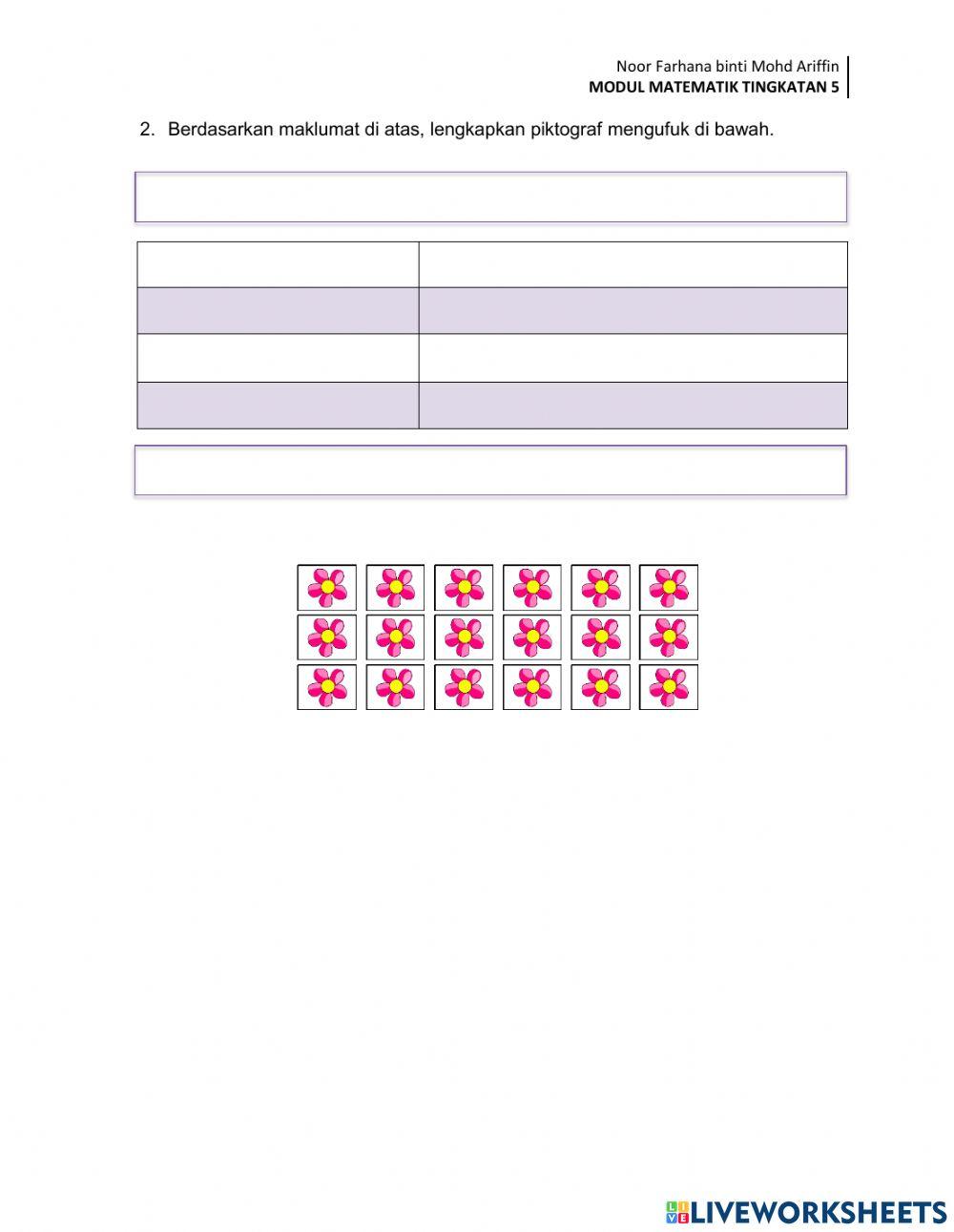 Unit 3 : Statistik | Live Worksheets