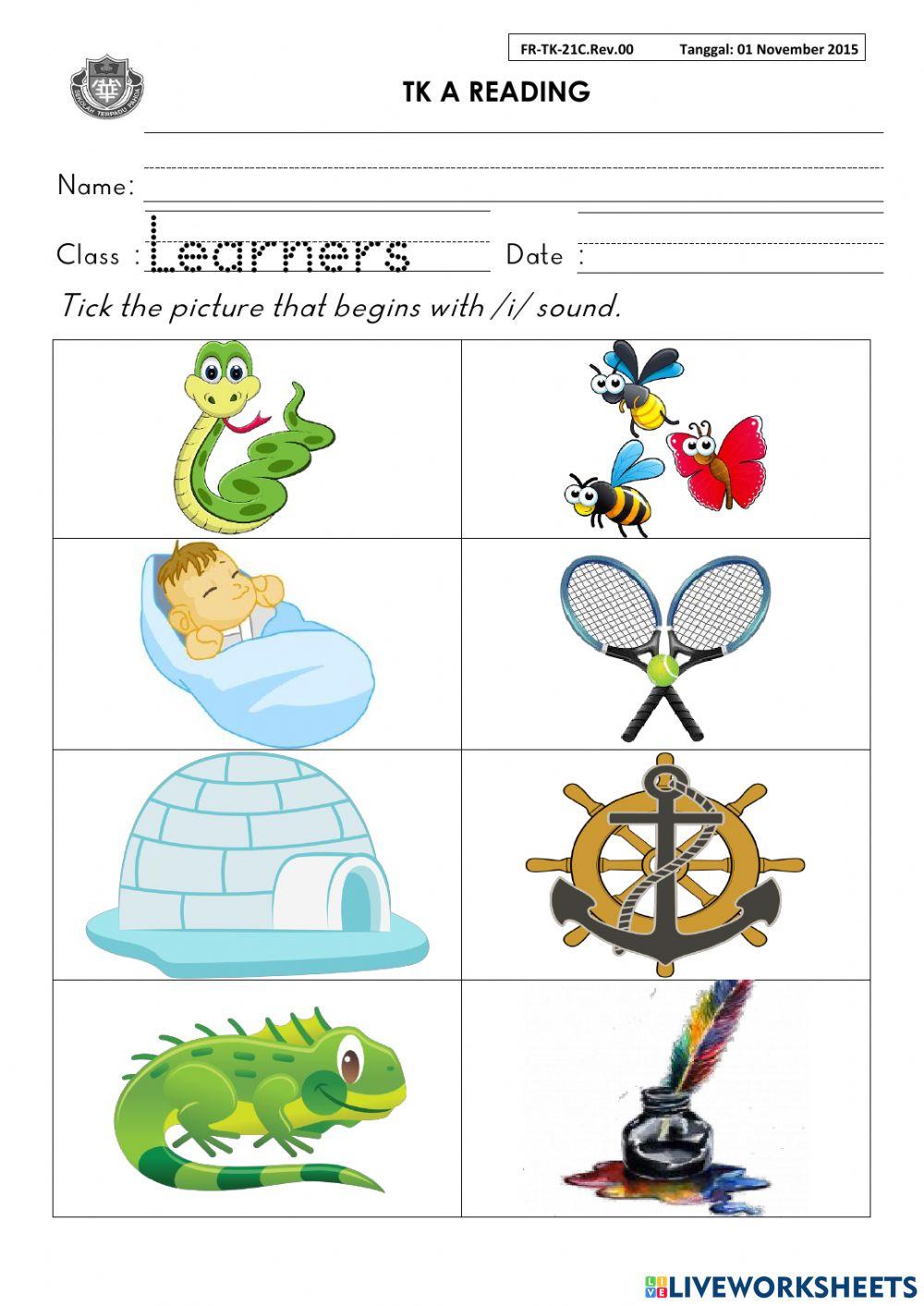 Phonics I | Live Worksheets
