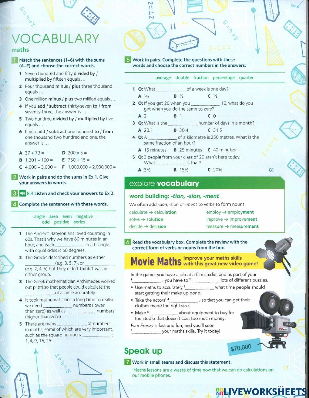 ge unit 8 2721 | colegiobritanico | Live Worksheets