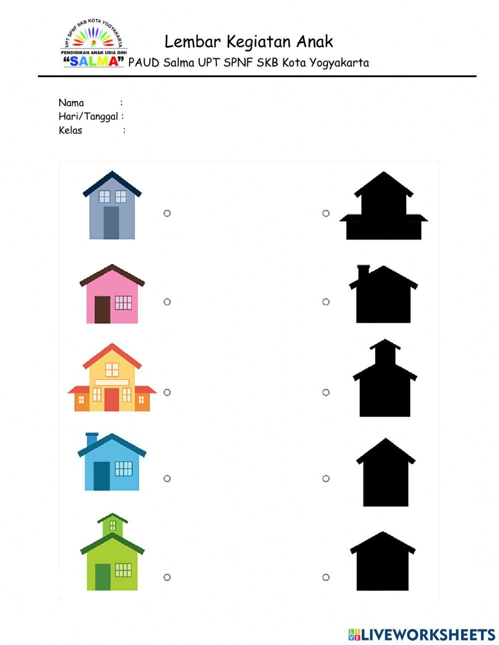 Rumahku 1316883 | KB Salma | Live Worksheets