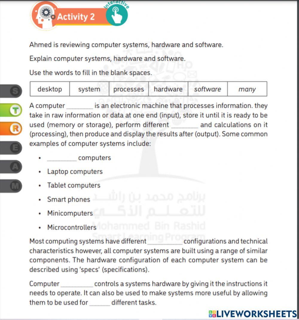 Grade 7 activit… | Free Interactive Worksheets | 5142209