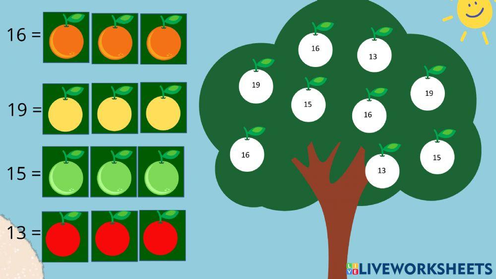 Missing Number online exercise | Live Worksheets