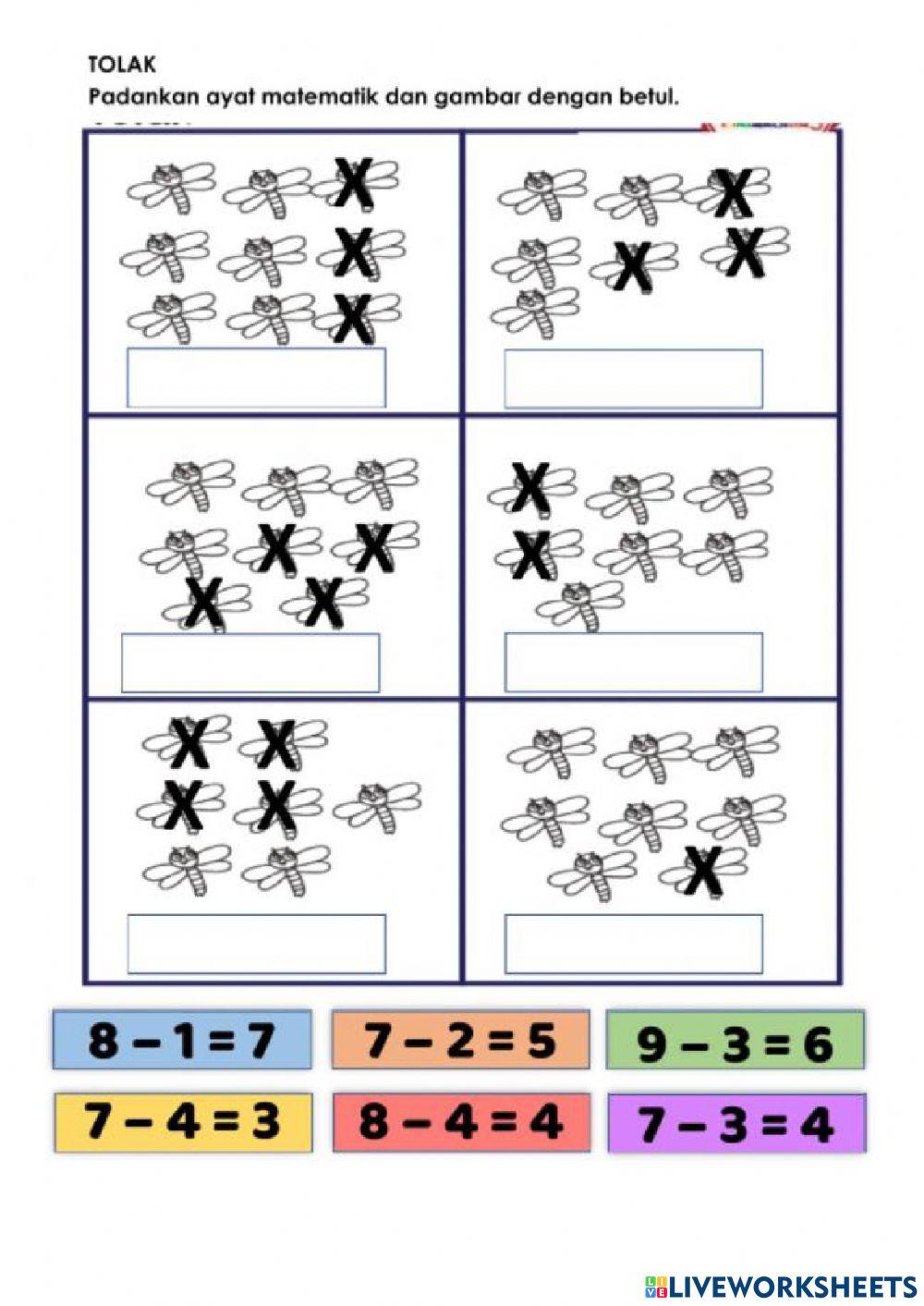 Ayat tolak mudah worksheet | Live Worksheets