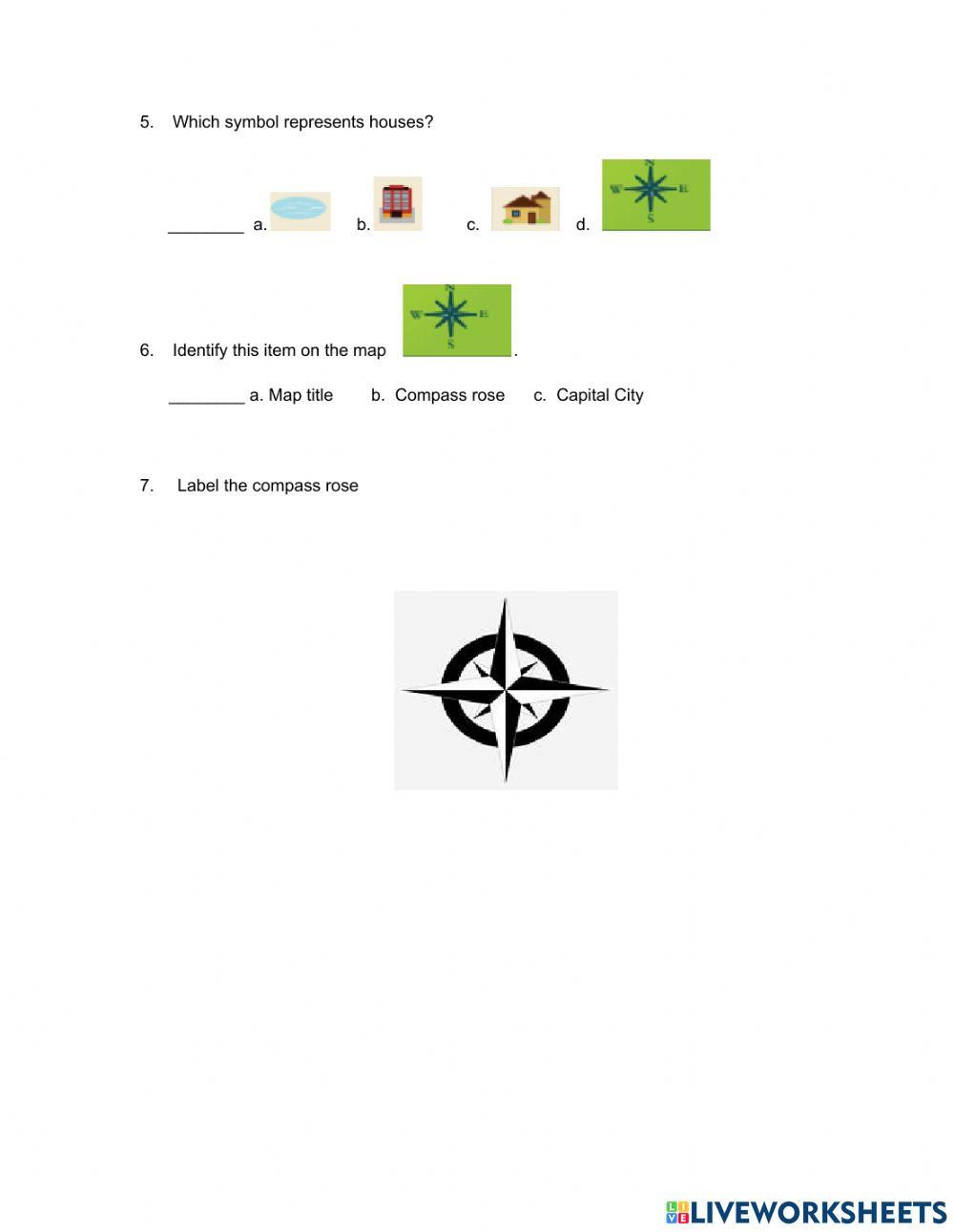 Our Little Town | Free Interactive Worksheets | 5142583